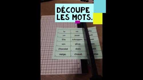 Déchiffrer les phrases – l’automne FRENCH NO PREP by La classe de Caro