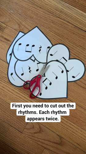 Valentine's Day Music Game - Rhythm Activity For Music Class | TPT
