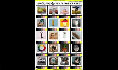 No Prep K G Speech Animated PowerPoint & Tick Box PDF Self Rating Photo ...