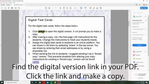 Comma Task Card Activity with Songs Paper and Digital | Distance Learning