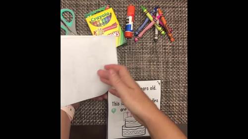 Back to School About Me Adapted Book with Visuals Special Education