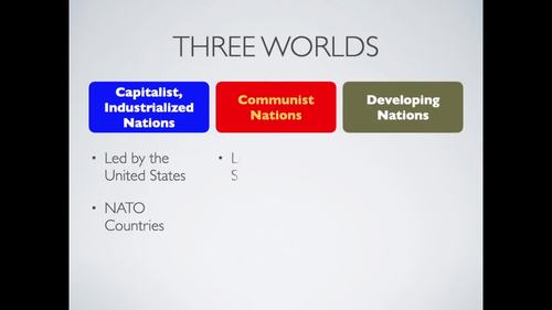 The Cold War Divides The World History Presentation by The History ...