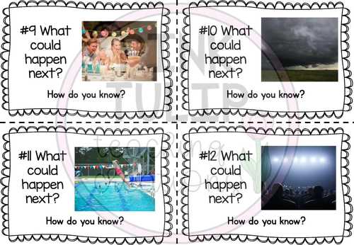 Making Predictions (Predicting) - Task Cards by Pink Tulip Teaching ...