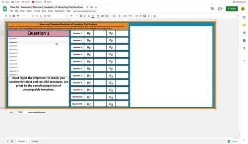 MLK - Mean and Standard Deviation of Sampling Distributions - Digital ...