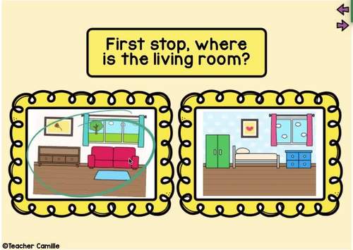 Nikki's House Tour: Rooms of the House - BOOM Cards™ for Distance Learning