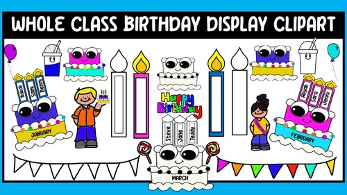 Birthday Display Board by Mr Bani Resources | TPT