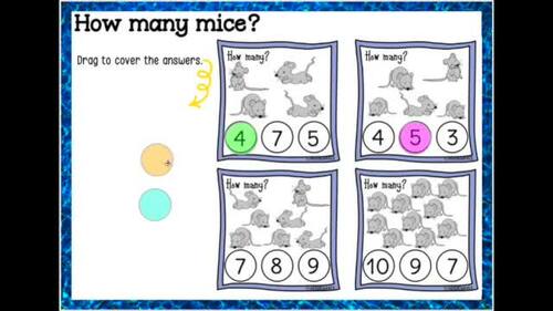 Counting Numbers 1-10 Number Digital Tasks by Aussie Waves | TPT