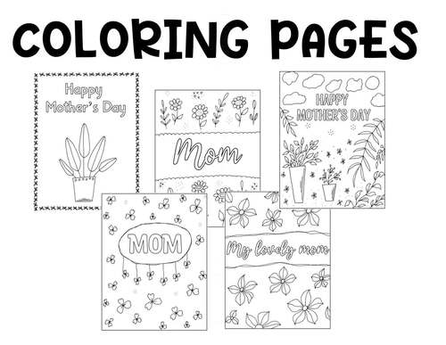 Printable Mother's Day Coloring Pages, Mother's Day Coloring Worksheets ...
