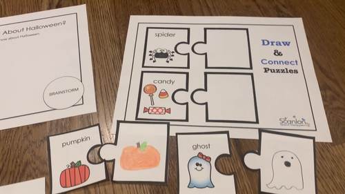 Halloween Vocabulary Activities - Speech Therapy - Toddlers, Pre-K ...