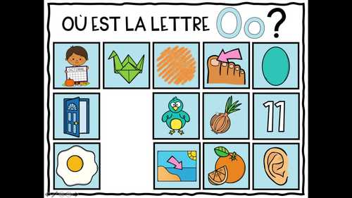 French Digital Alphabet Games - Où est la lettre O? by Fun in French ...
