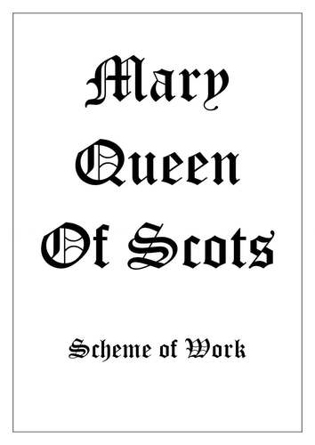 History Mary Queen Of Scots Worksheets by Worksheet Whisperer | TPT