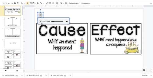 Cause and Effect Mini-Lesson Differentiated Sorts DIGITAL & PRINTABLE
