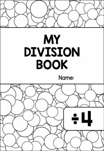 Division Practice Worksheets for Dividing by 4 - Division Facts Fluency ...