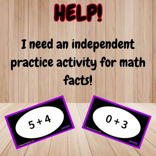 Digital: Addition Math Facts (0-5) Which Equation Game | TPT