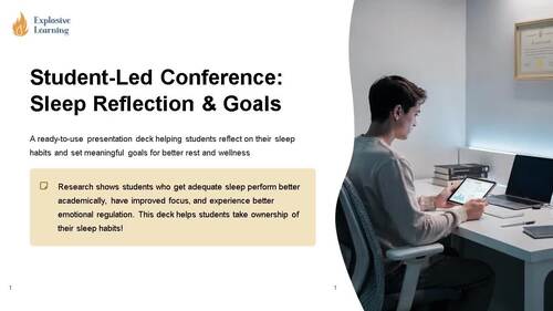 Student Led Conference Sleep Reflection Goals | TPT