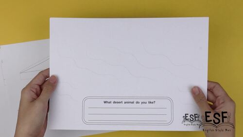 Desert Animals Scene 3D Pop-Up by Mr Es Specialties | TPT