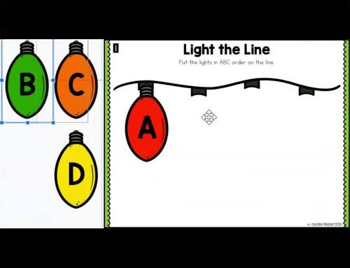 ABC Order Uppercase and Lowercase Concepts of Print Digital | TpT