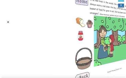 Little Red Riding Hood INTERACTIVE Story, Language + Social Activities ...