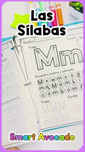 Sílabas Bundle Actividades en Español | Spanish Syllables Worksheets BUNDLE