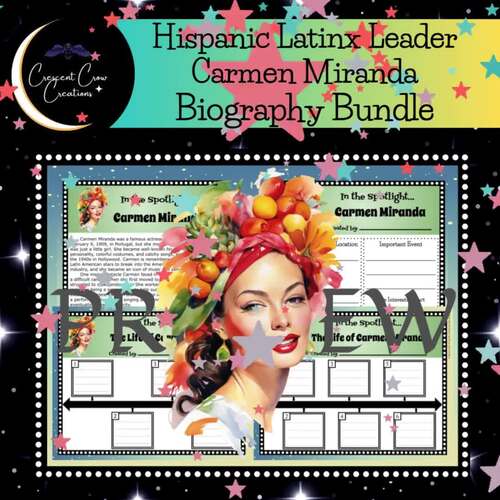Hispanic Latinx Leader Carmen Miranda Hispanic Heritage Month Biography ...