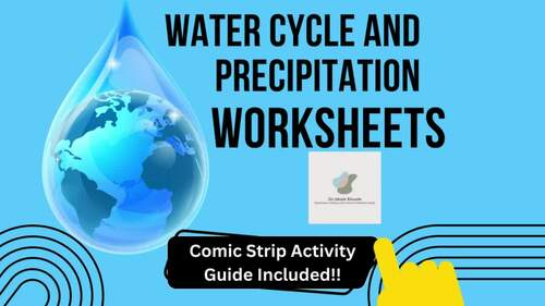 Water Cycle and Precipitaion Labeling Worksheets (Differentiated Learner)