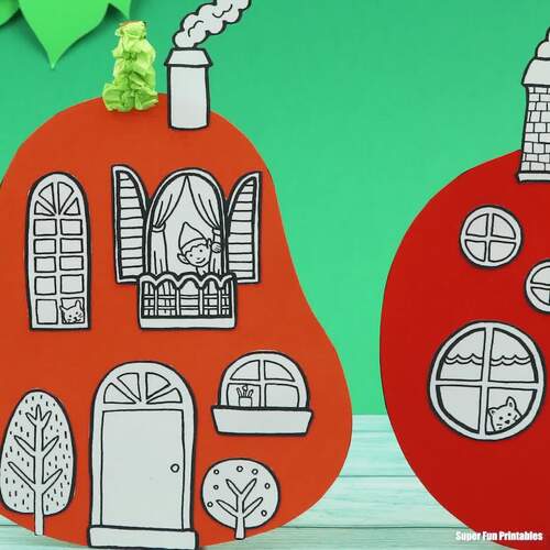 Pumpkin Houses by Super Fun Printables | TPT