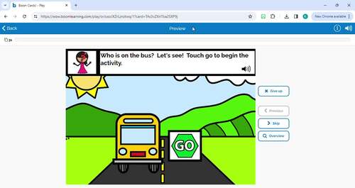 Who Is on the Bus Interactive Story Bundle Print and Boom Learning