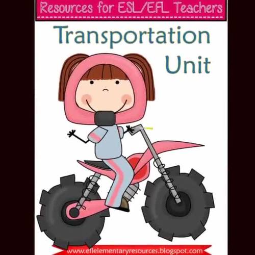 Transportation Unit for Elementary ESL | TPT