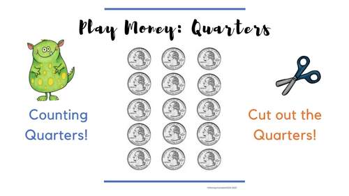 Introducing Money Worksheets, Activities, Play Money and Money Fun Facts