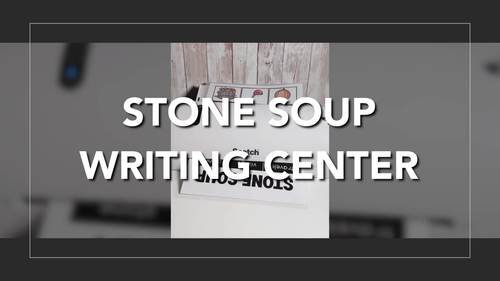 Stone Soup Story Writing Stations Vocabulary Word Cards Kindergarten ...