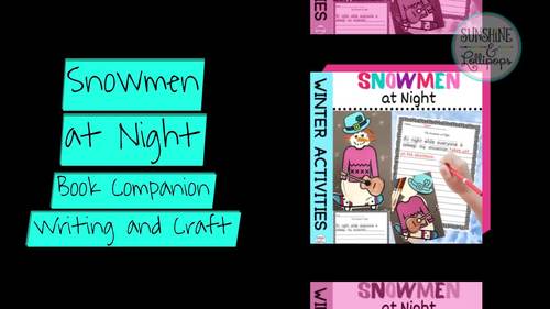 Snowmen at Night | Build a Snowman Craft | Writing | Winter Bulletin ...
