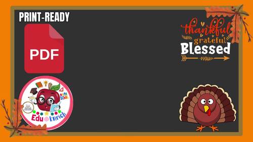 How to Catch a Turkey Sequencing | Writing Problem-Solving Thanksgiving