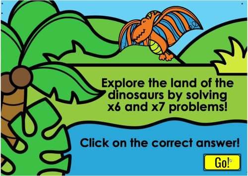 Multiplication Fact Fluency Boom Cards x6 and x7 Facts | TpT