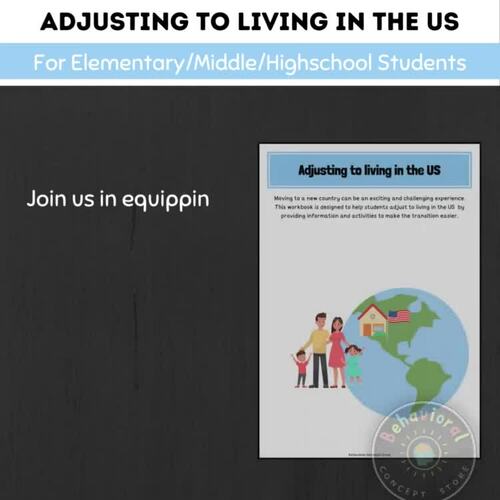Adapting to Life in the United States: Immigrant Child Worksheet