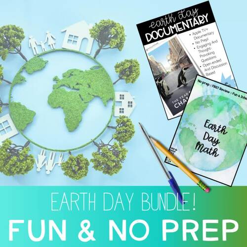 Earth Day Bundle | ELA, Math, Science, Social Studies by MrsFourthGrade