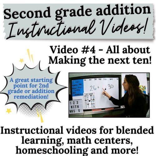 Making 10 to add Instructional Video for flipped classrooms or blended ...