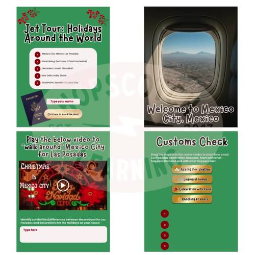 Christmas Around the World Virtual Field Trip | Winter Holidays Around ...