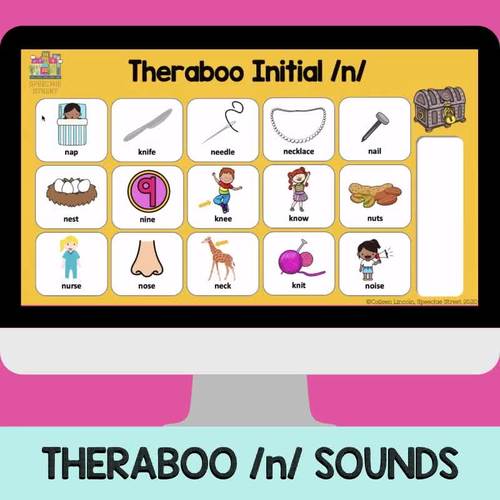 Theraboo N Sounds: No Print Interactive Cariboo Game for Speech Teletherapy