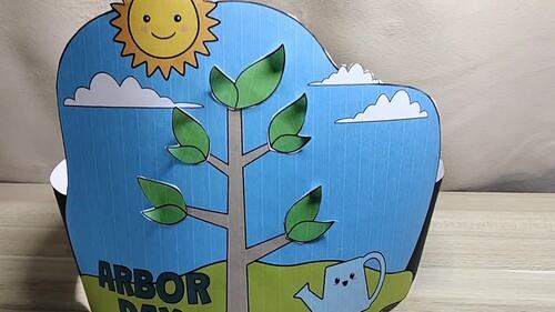 Arbor Day Crown Craft Hat Craft Headband Coloring Activities Tree Craft