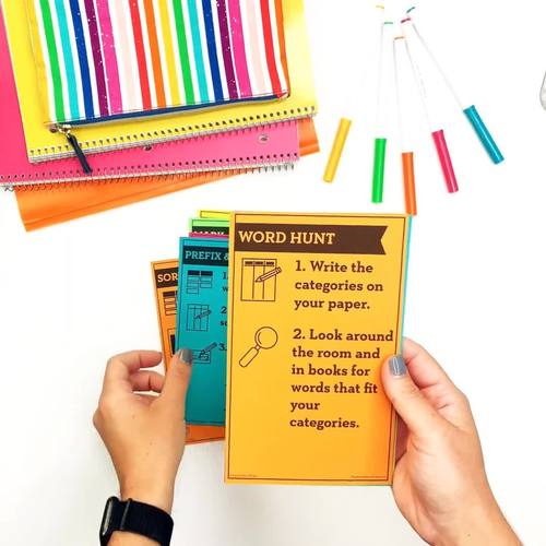 Word Sort Visual Instructions Posters Editable • Words Their Way Sort ...