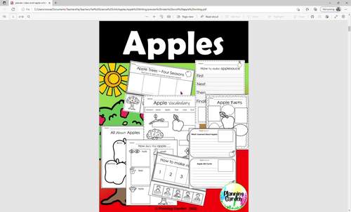 Apples: Graphic Organizers, How to Writing, Journal, Comparing {writing ...