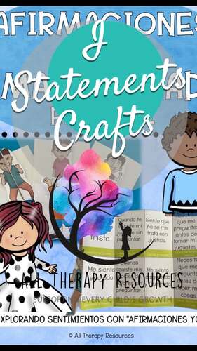 SPANISH - I STATEMENTS - Fold Out Crafts - Exploring Feelings with I ...