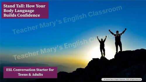 Personal Development - Build Confidence| ESL Speaking Activities| Teens ...