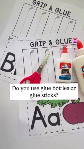 Alphabet Cutting PreK Worksheets Alphabet Cut and Paste Preschool Practice