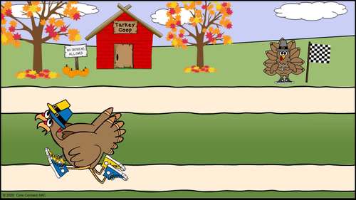 Turkey Trot | Interactive Slide Show | Color ID | PreK | Early Intervention