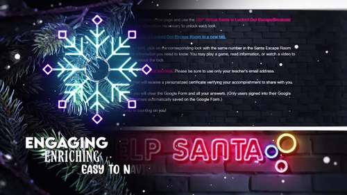 CHRISTMAS DIGITAL ESCAPE ROOM (SANTA IS LOCKED OUT), BREAKOUT, 360° VIEW