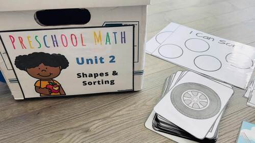Preschool Shapes and Sorting | Unit 2 Math Lesson Plans, Worksheets and ...