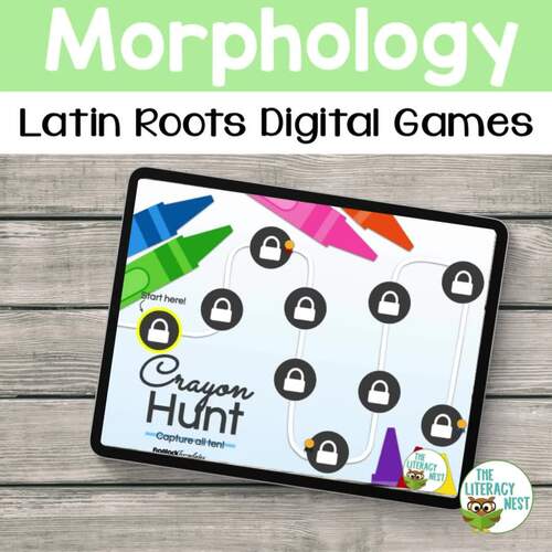 Morphology Games for Latin Roots Task Cards by Emily Gibbons The ...