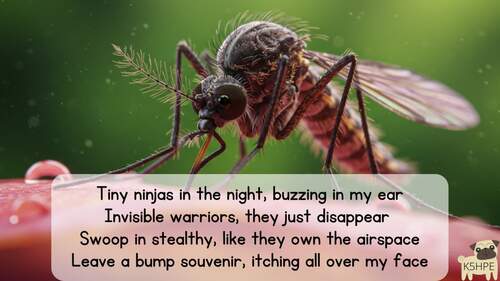 Music: Buzz Off Mosquito Song Classroom Songs Reading Lyrics Sing-along ...