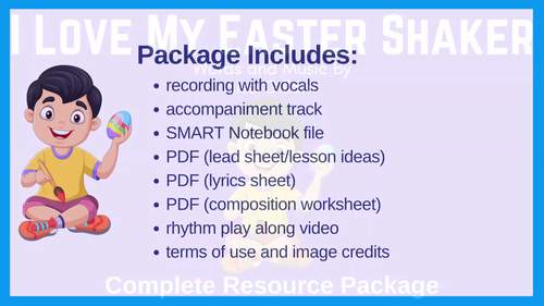 Easter Song Package - Egg Shaker Song - Rhythm Composition with Play ...